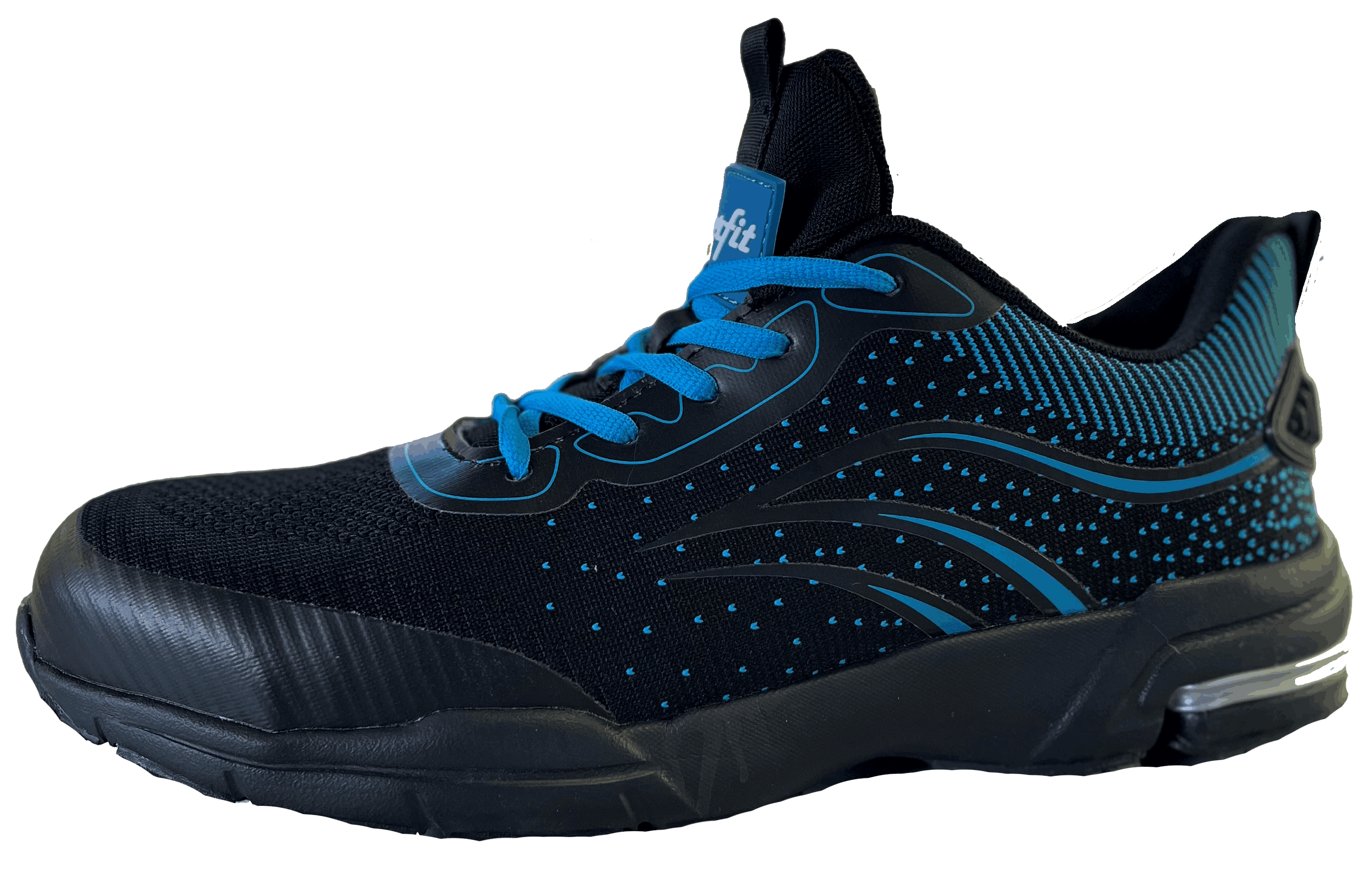 OVERFIT VERNESKO S1P SVART/BLÅ - Øverland & Co