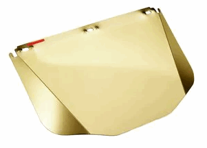 3M VISIR POLYKARBONAT GULLBELAGT - Øverland & Co